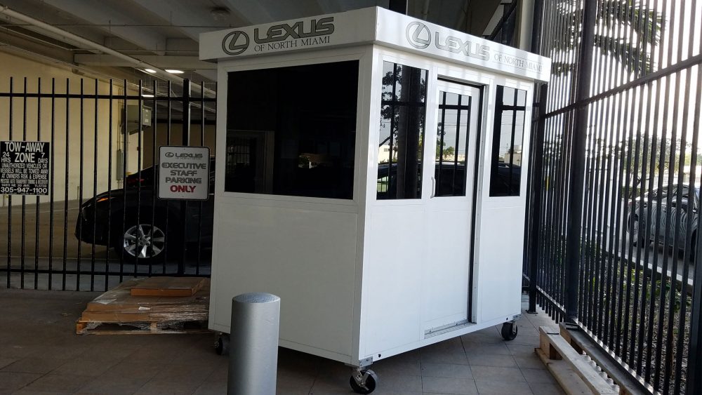 Mobile Security Booth - Guard Booth, Security Booth, Prefab Portable ...