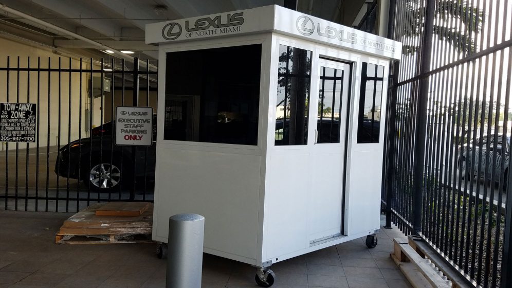 Mobile Security Booth - Guard Booth, Security Booth, Prefab Portable ...