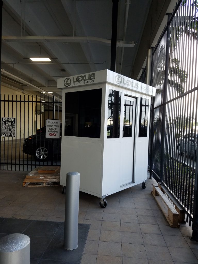 Mobile Security Booth - Guard Booth, Security Booth, Prefab Portable ...