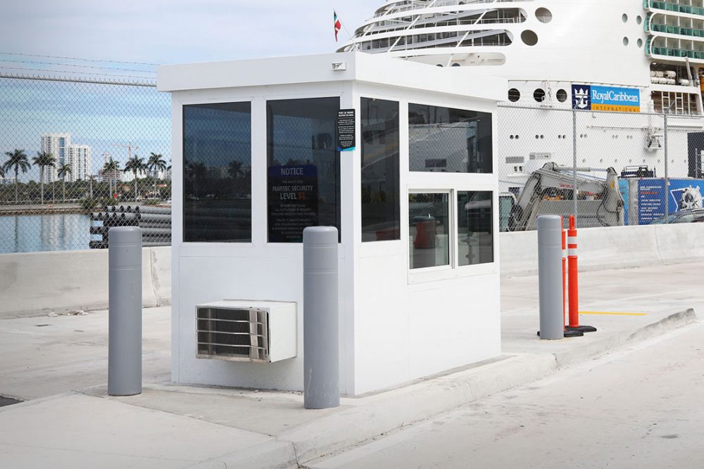 Guard Booth 18-030 - Guard Booth, Security Booth, Prefab Portable Guard ...