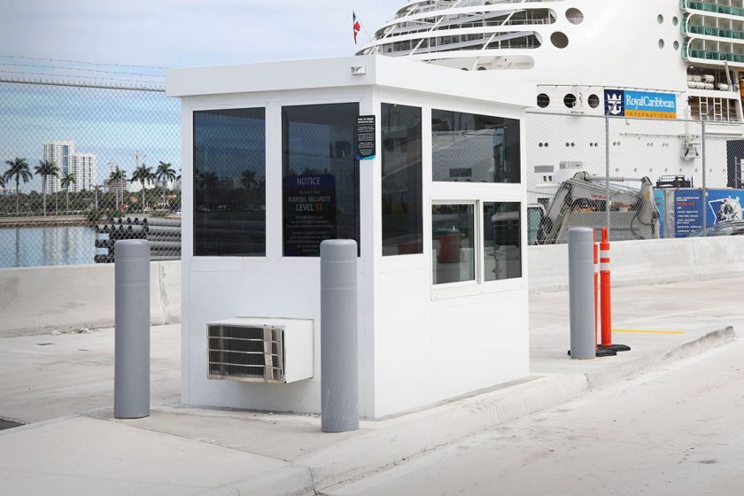 Guard Booth 18-030 - Guard Booth, Security Booth, Prefab Portable Guard ...
