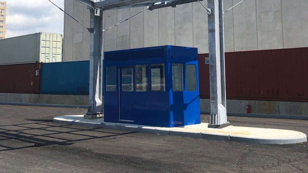 Guard Booth 17-073 - Guard Booth, Security Booth, Prefab Portable Guard ...